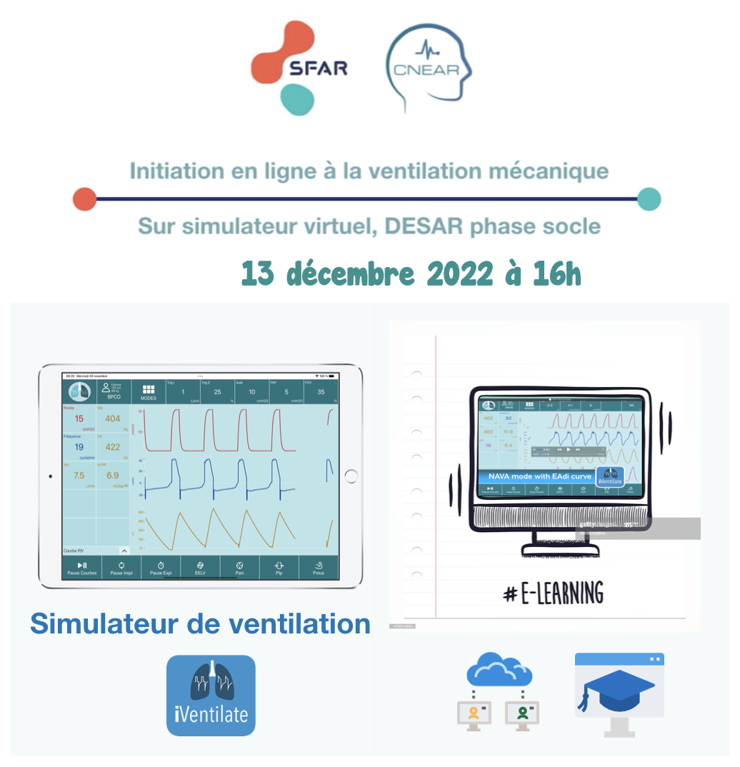 French Resident Ventilatory Training online. – SimVA